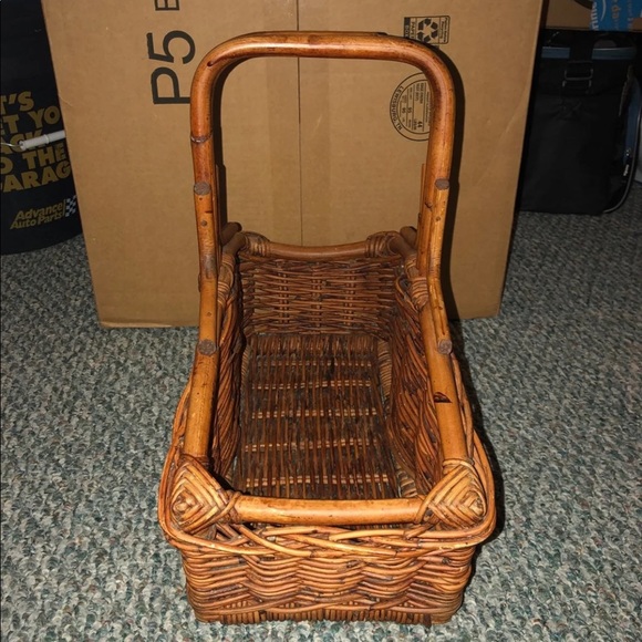 Storage & Organization | Vintage Rectangular Basket | Poshmark